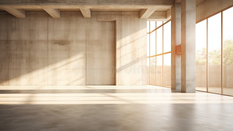 Building light cement stock illustration. Illustration of minimalist ...