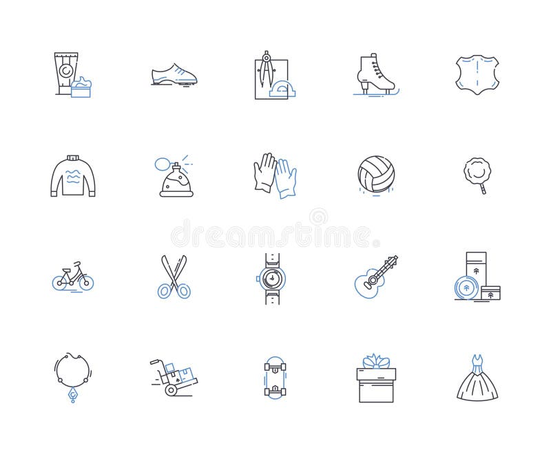 Building Line Icons Collection Architecture Construction Foundation Structural Framing