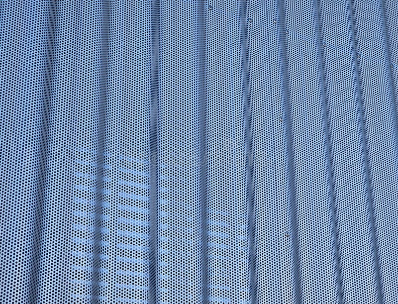 Building is Lined with Square Panels. Metal Sheet Wall Cladding Stock ...