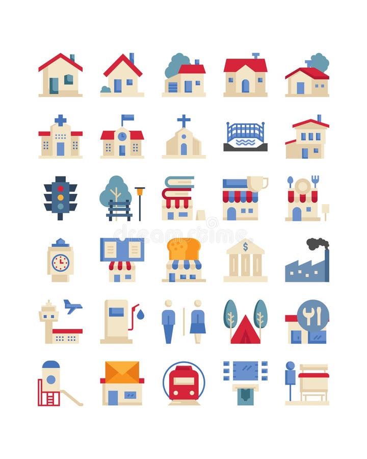 Building Location Icon, Metaverse Related Vector Stock Vector ...