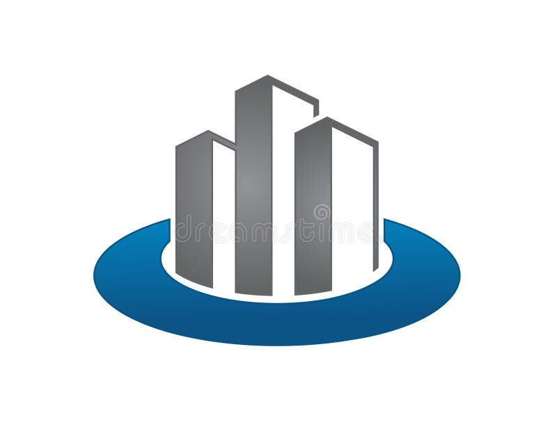 Building Logo Circle 1 Template Stock Vector - Illustration of signage ...