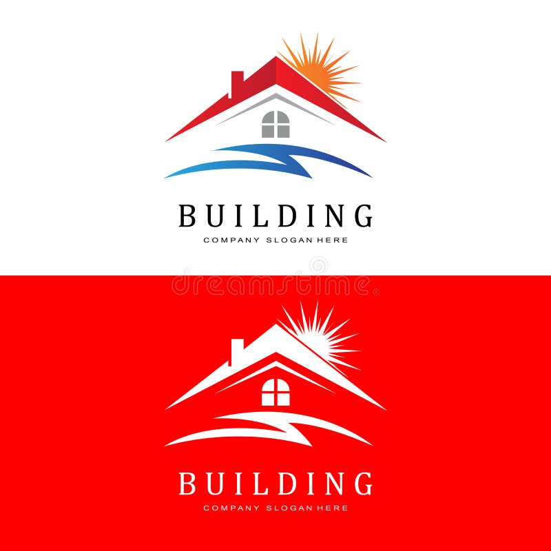 Building Logo, Residential Architect Vector, Design Suitable for ...