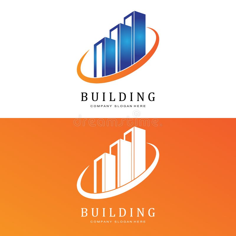 Building Logo, Residential Architect Vector, Design Suitable for ...