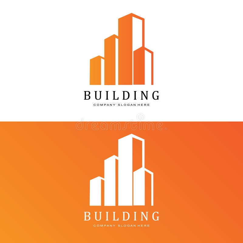 Building Logo, Residential Architect Vector, Design Suitable for ...