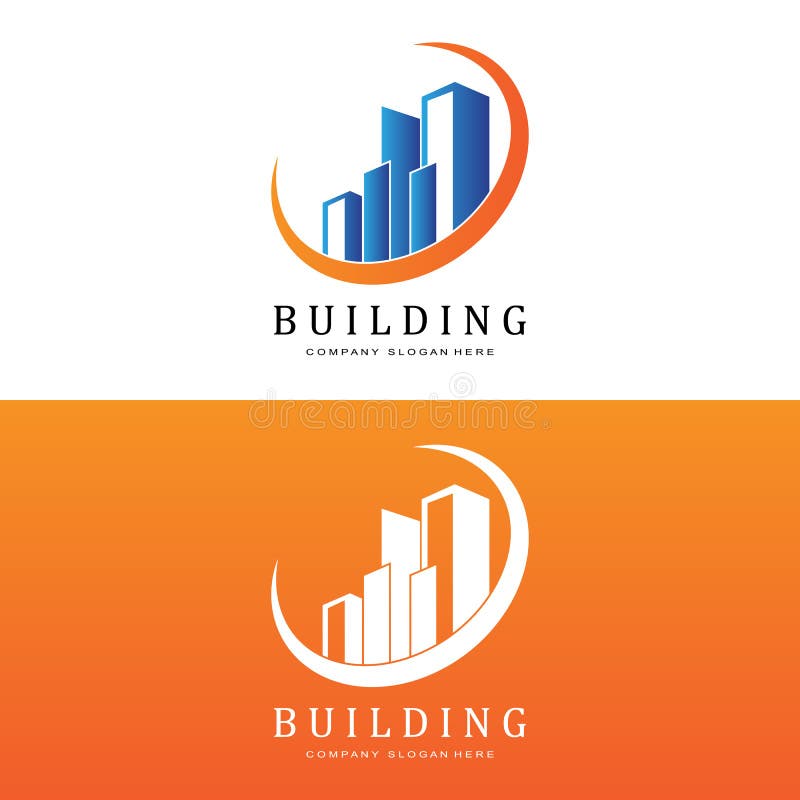Building Logo, Residential Architect Vector, Design Suitable for ...