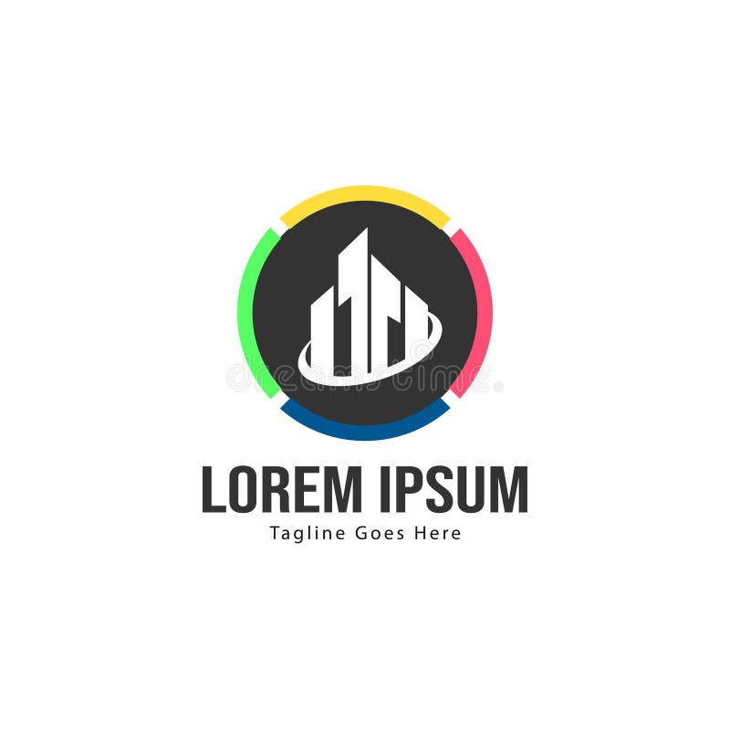 Building Logo Template Design. Minimalist Building Logo with Modern ...