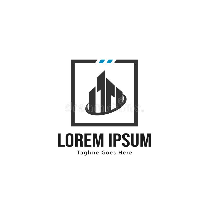 Building Logo Template Design. Minimalist Building Logo with Modern ...