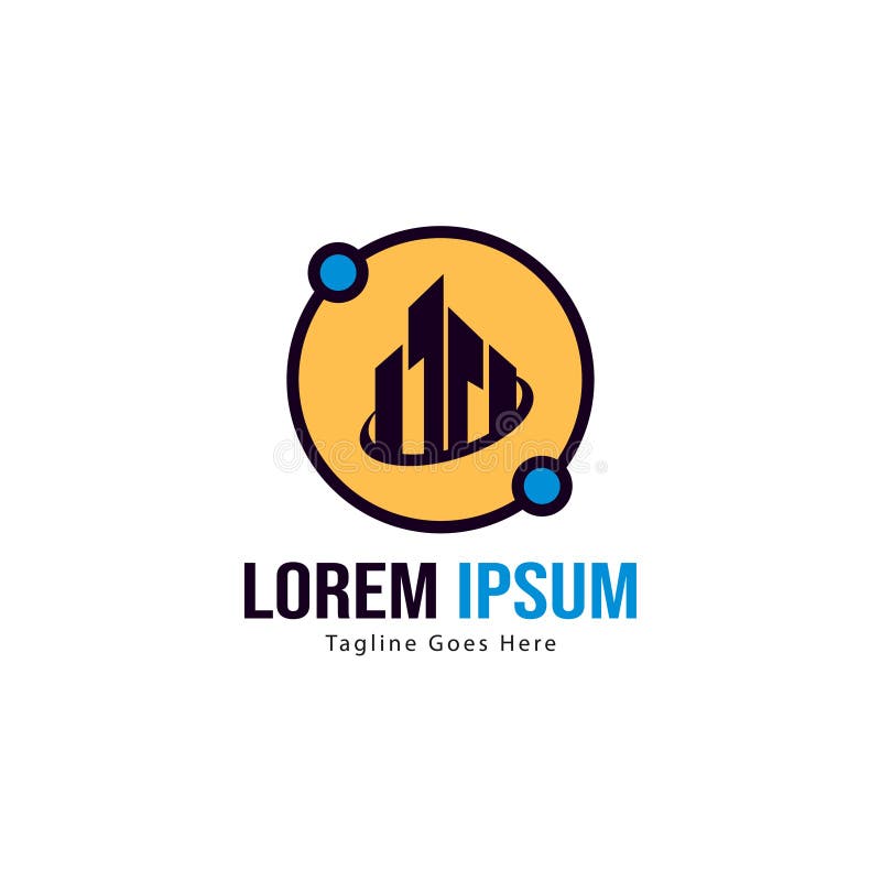 Building Logo Template Design. Minimalist Building Logo with Modern ...