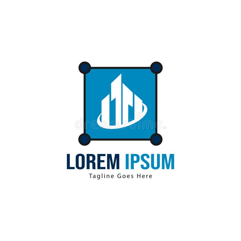Building Logo Template Design. Minimalist Building Logo with Modern ...