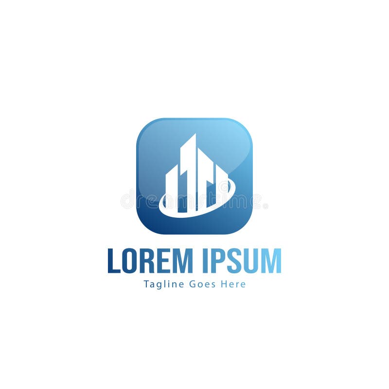 Building Logo Template Design. Minimalist Building Logo with Modern ...