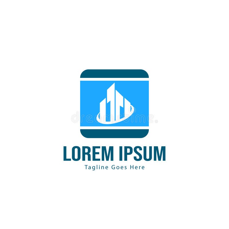 Building Logo Template Design. Minimalist Building Logo with Modern ...