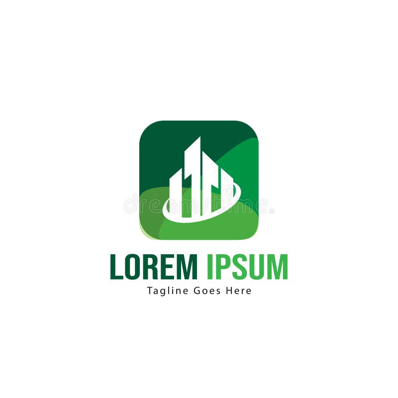 Building Logo Template Design. Minimalist Building Logo with Modern ...