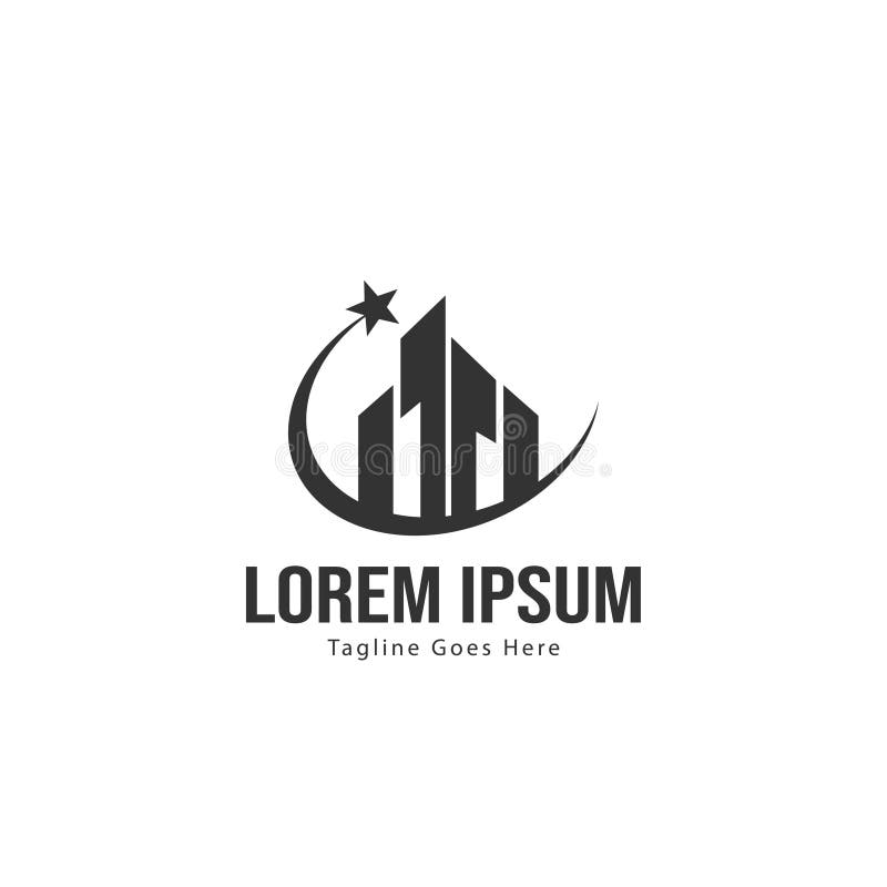 Building Logo Template Design. Minimalist Building Logo with Modern ...