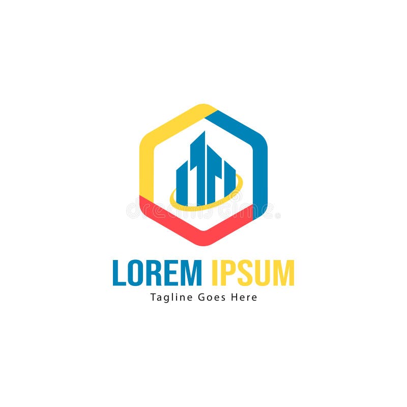 Building Logo Template Design. Minimalist Building Logo with Modern ...