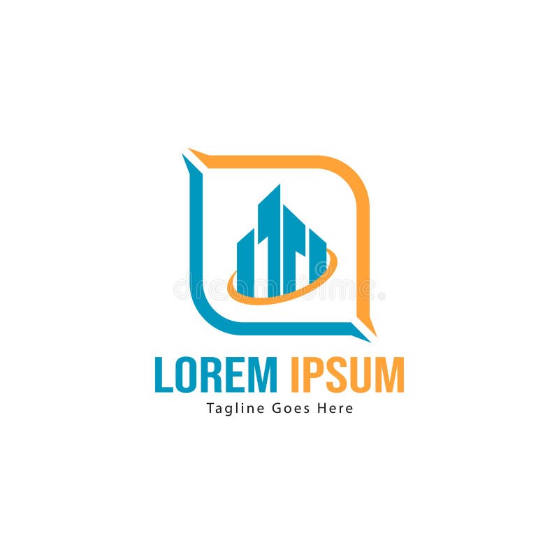 Building Logo Template Design. Minimalist Building Logo with Modern ...