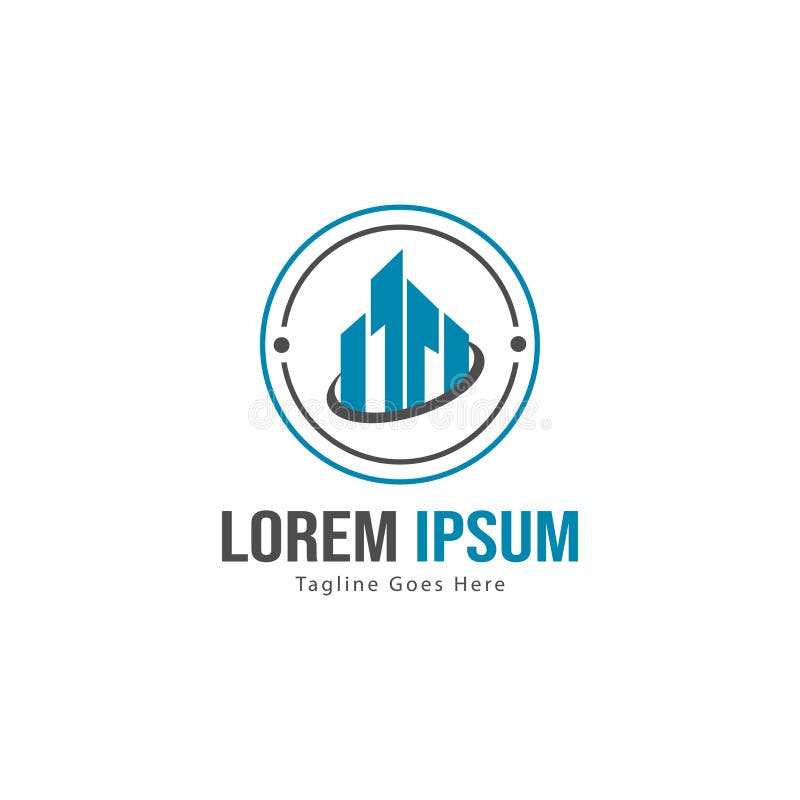 Building Logo Template Design. Minimalist Building Logo with Modern ...