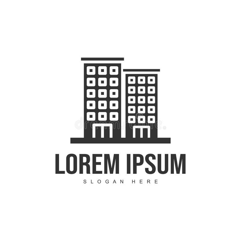 Building Logo Template Design. Minimalist Building Logo with Modern ...