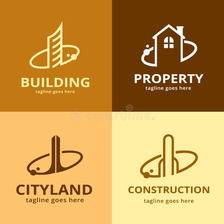 Building Community Center Logo Stock Illustrations – 240 Building ...