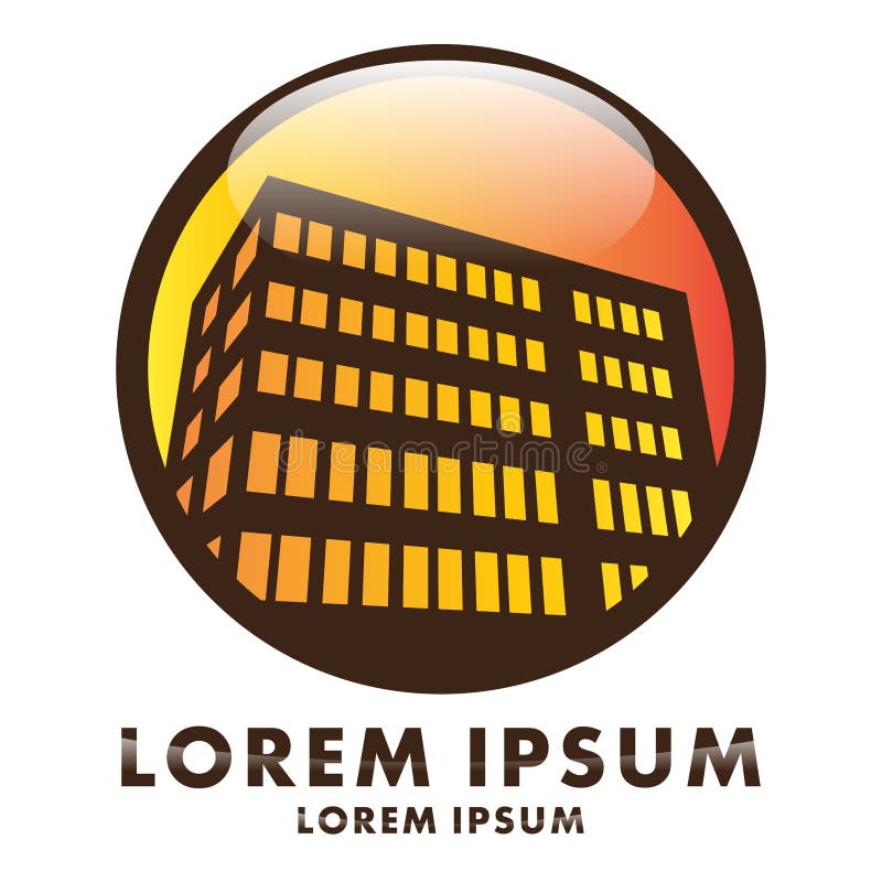 Building logo template stock vector. Illustration of property - 258004832