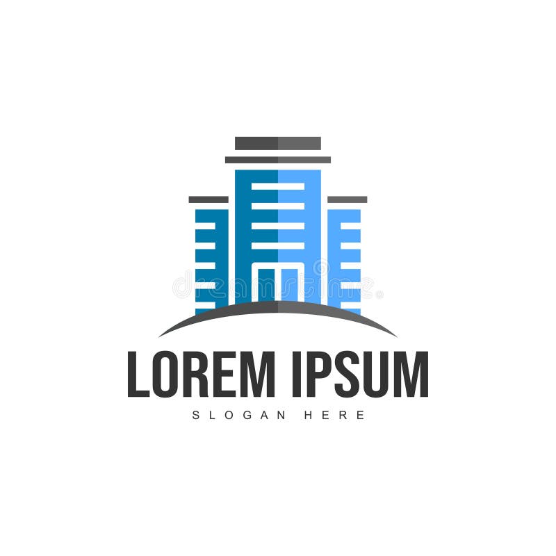 Building Logo Template Design. Minimalist Building Logo with Modern ...