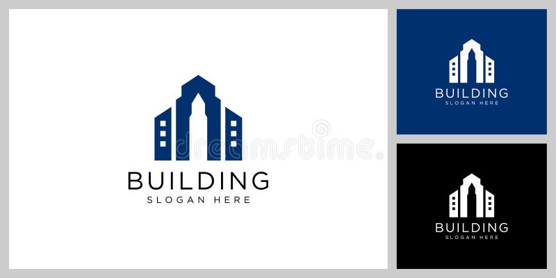 Building Logo Vector Design Template Stock Vector - Illustration of ...