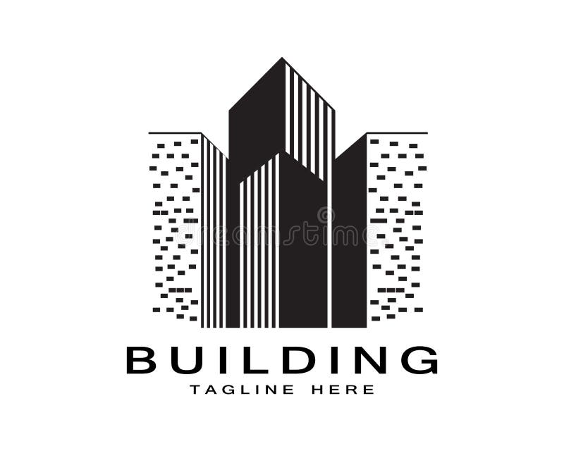 Building Logo Vector Illustration Stock Vector - Illustration of ...