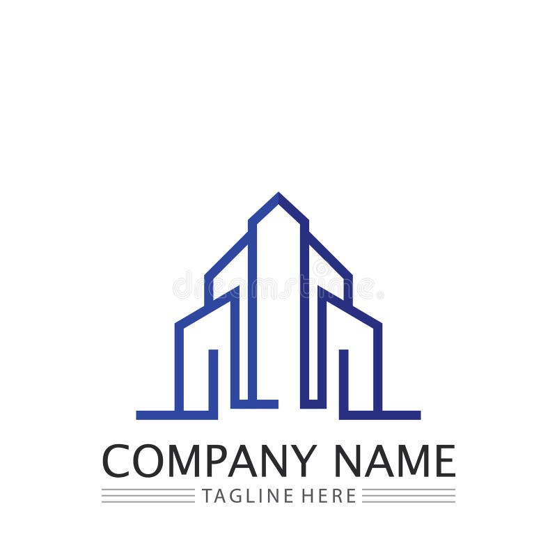 Building Logo Vector Illustration Design,Real Estate Logo Template ...