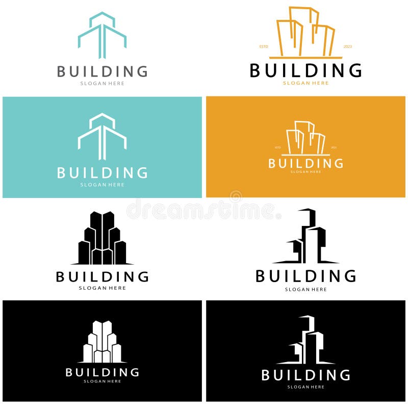 Building Logo Vector Illustration Design,Real Estate Logo Template ...