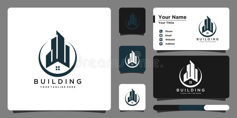 Building Logo Vector with Modern Concept Stock Illustration ...