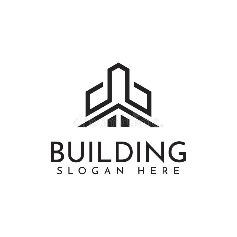 Building Logo Vector. Simple, Minimalist and Modern Stock Vector ...