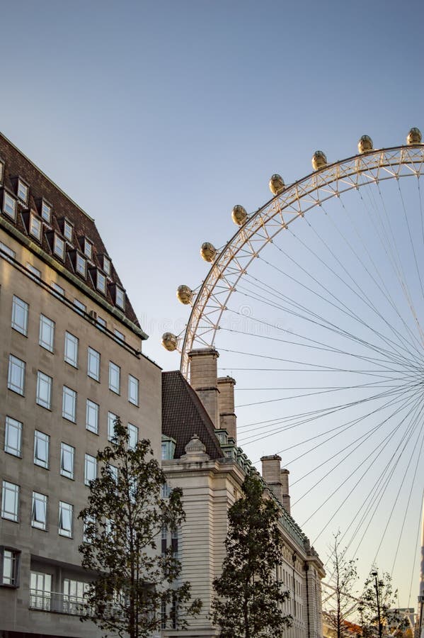 The Building and London Eye on the Sides and Showing Half Sides ...