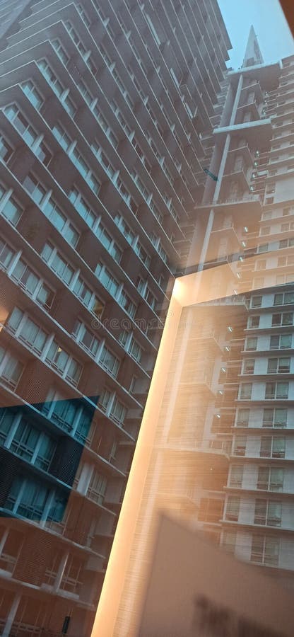 Building look from Inside stock photo. Image of facade - 221290292