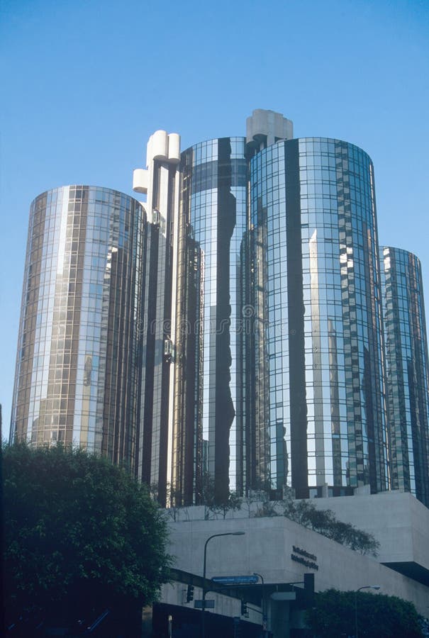 Building of Los Angeles stock image. Image of vertical - 9428187