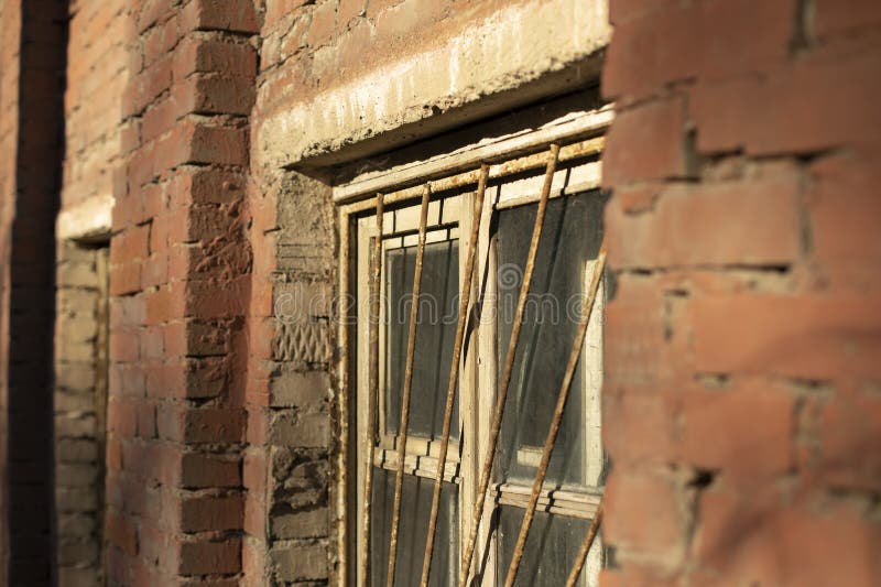 Building is Made of Brick. Old Building Stock Image - Image of city ...