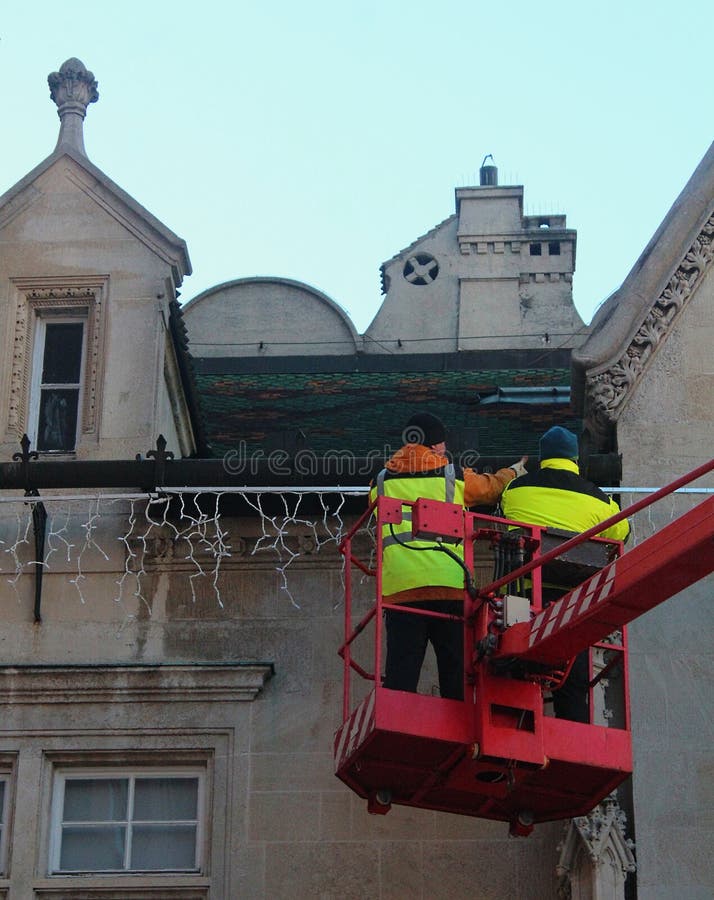 Building Maintenance stock image. Image of city, work - 103953419