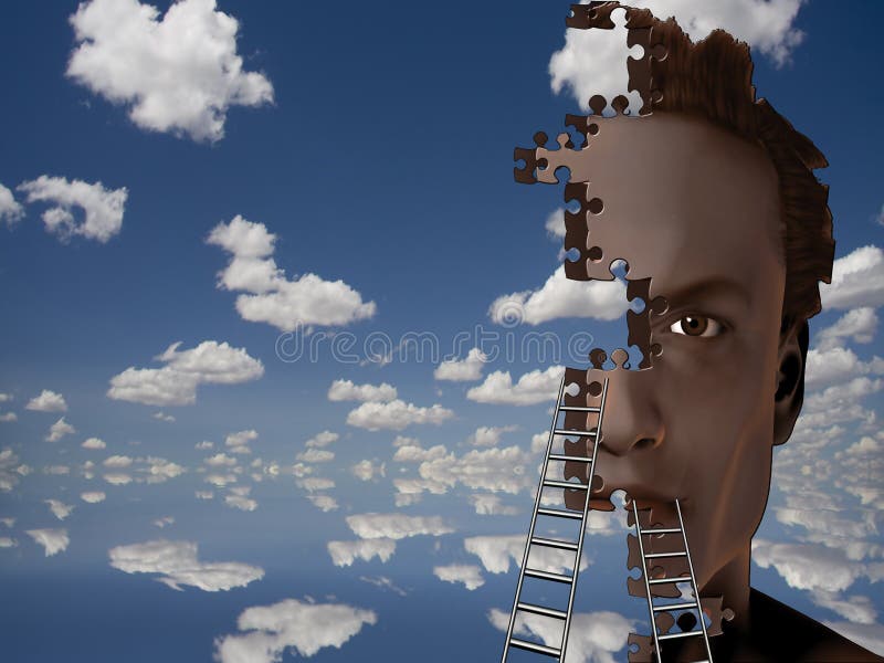Building Man stock illustration. Illustration of head - 13577113