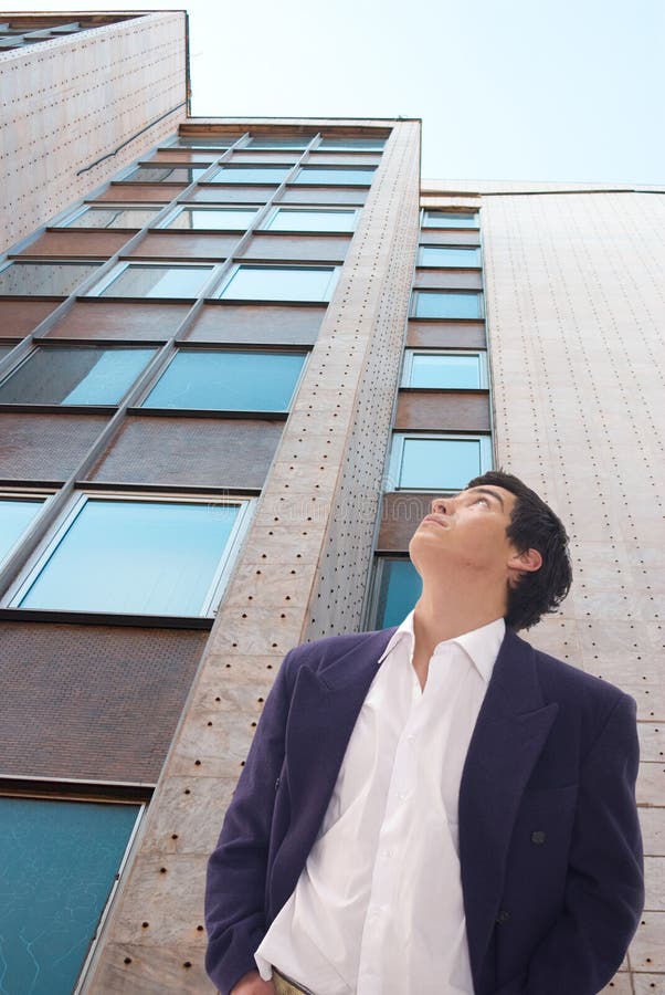 Building and man stock image. Image of structure, exterior - 7715145