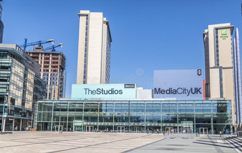 Manchester Media City editorial stock photo. Image of east - 120537863