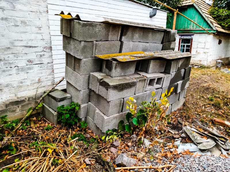 Building Material Cinder Block Building Material Cinder Block Stock ...