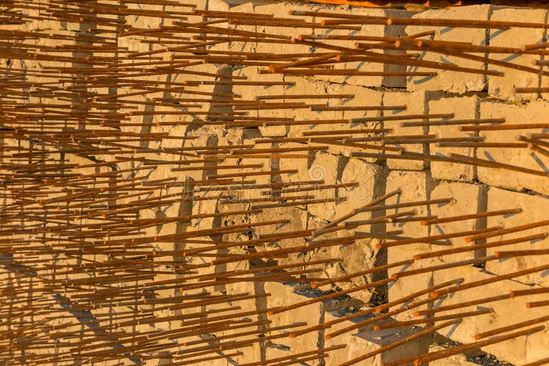 Building Material For Construction And Structure Background Stock Image ...