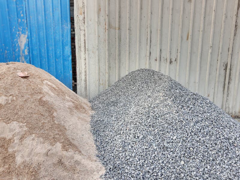 Building Material Supplier India Dust and Rodi Stock Image - Image of ...