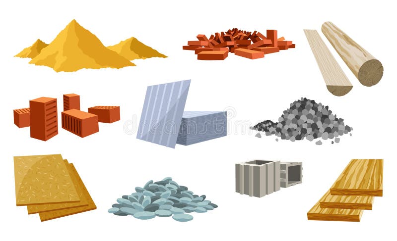 Set Building Materials Stock Illustrations – 2,566 Set Building ...