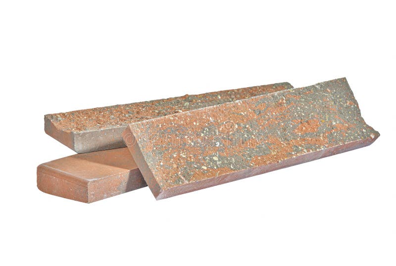 Building Materials Ideas. Red Elongated Pavement Road Stone Sample ...