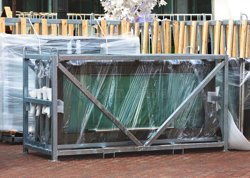 Building Materials in Packaging Stock Image - Image of protection ...