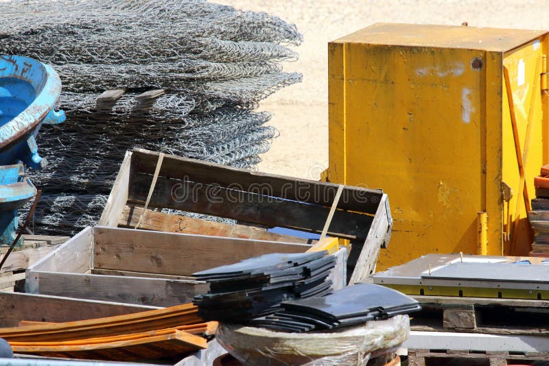 Building Materials and Storage Stock Photo - Image of retail, plan ...