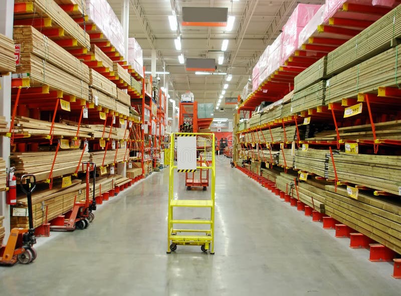 Building materials store. stock image. Image of lift, plan - 2240473