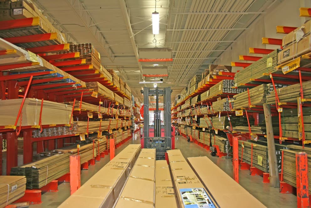 Building materials store. stock photo. Image of depository - 4981970