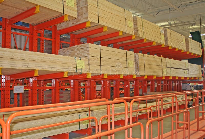 Building materials store. stock photo. Image of depository - 4981970
