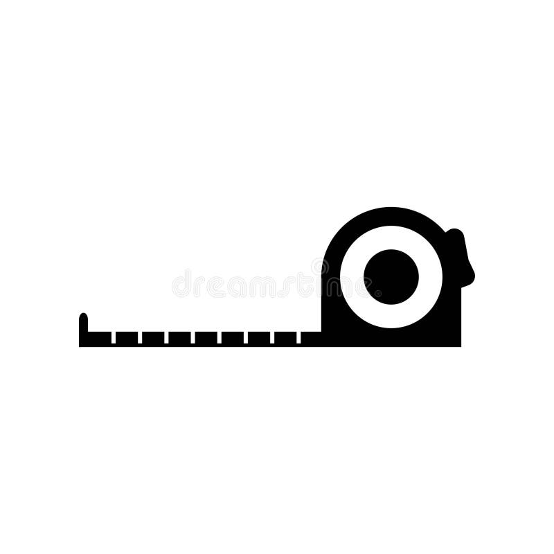 Building measuring icon stock vector. Illustration of construction ...
