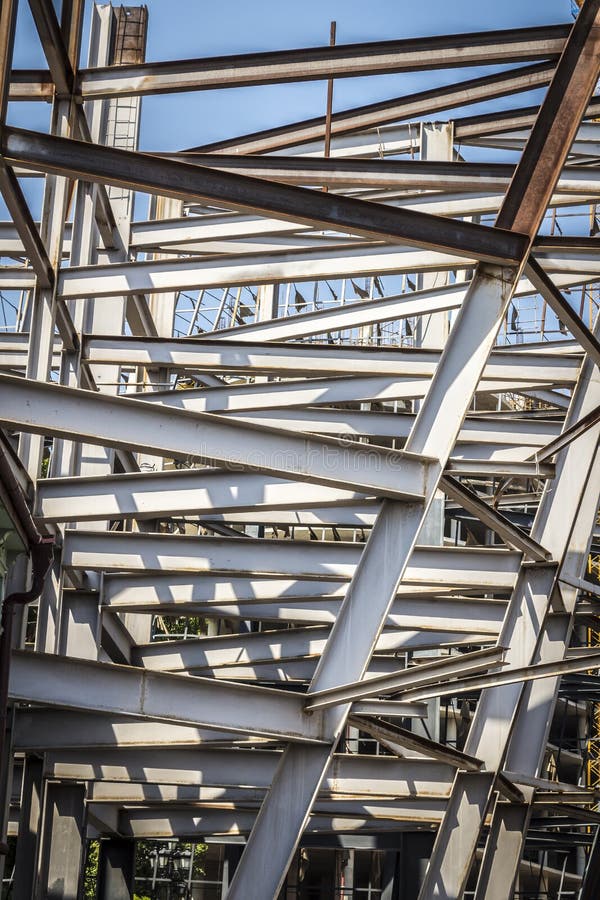 Construction of a Modern Complex Stock Photo - Image of structure ...